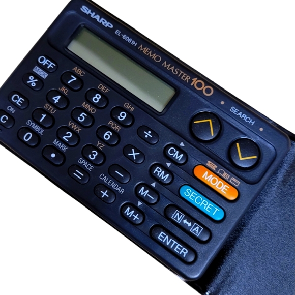 Sharp | Other | Vintage Sharp Memo Master 0 Electronic Organizer Model ...